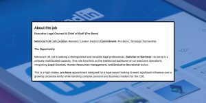 Food company posts eye-catching job ad seeking corporate lawyer with ...